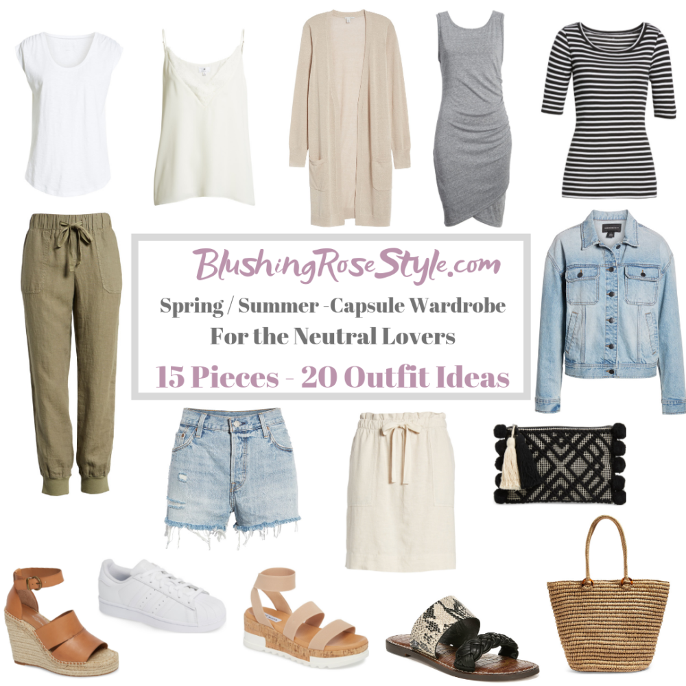 Spring Summer Capsule Wardrobe for the Neutral Lover - Blushing Rose ...