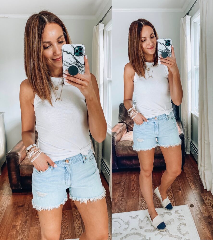 35 Outfit Ideas With Shorts - Blushing Rose Style Blog