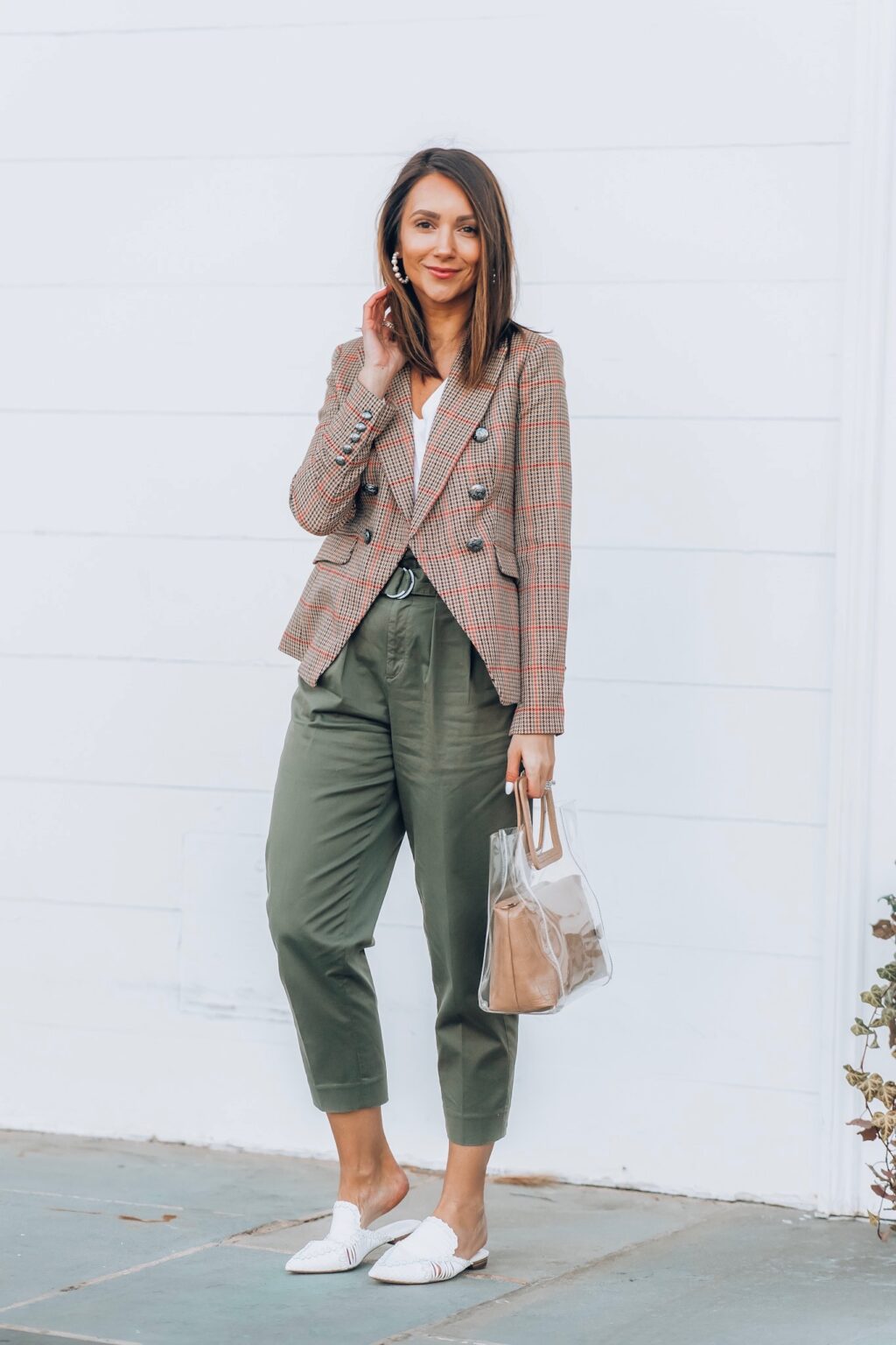 Work Pants - Three Outfit Ideas - Blushing Rose Style Blog