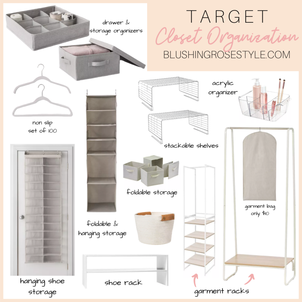 What You Need To Organize Your Closet - Blushing Rose Style Blog