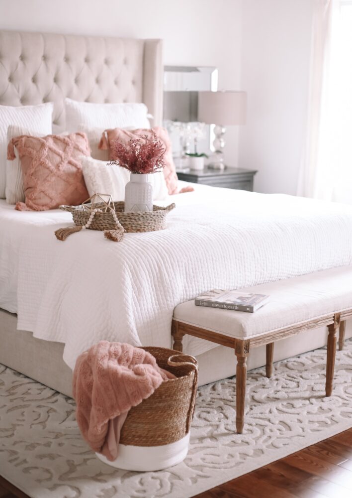 Refresh Your Master Bedroom For Spring - Blushing Rose Style Blog